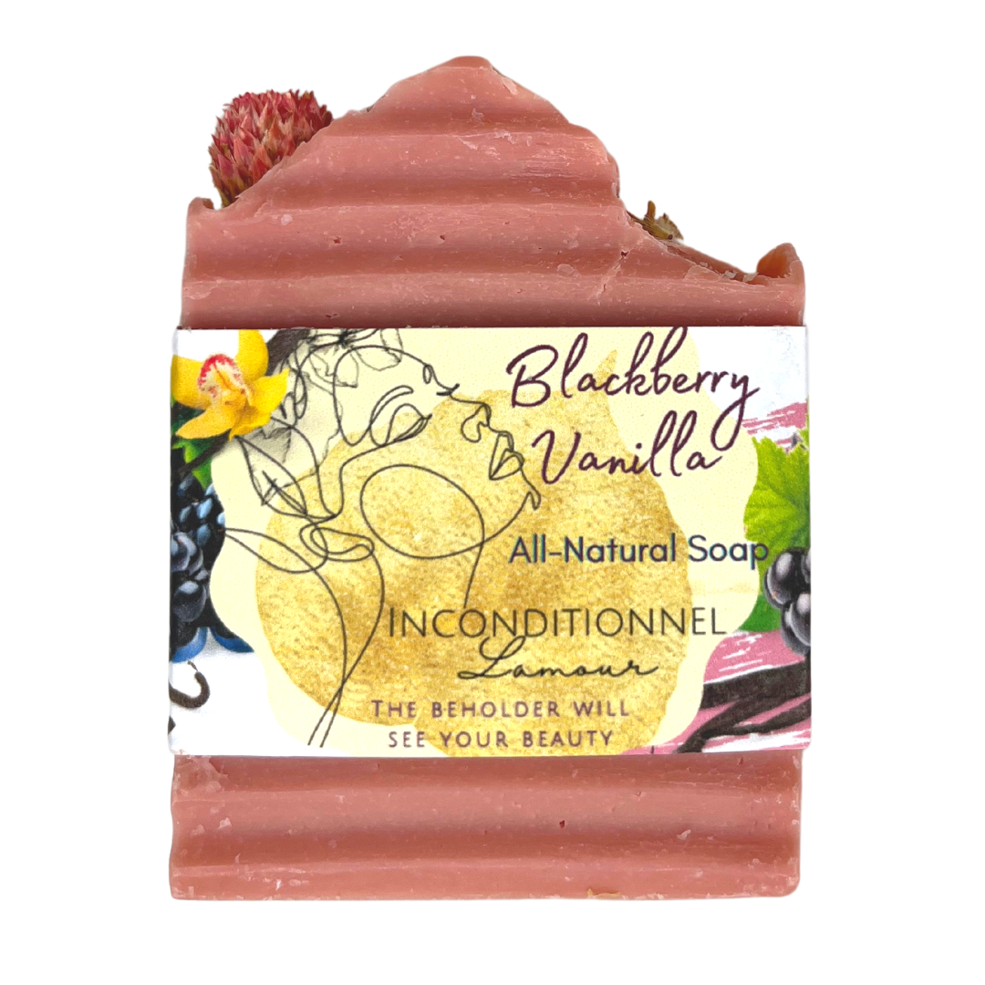 Blackberry Vanilla Natural Soap – Inconditionnel L'amour